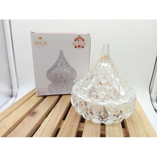 Jual Toples Kristal / Tempat Permen Gula / Bowl Canister Water Drop ...