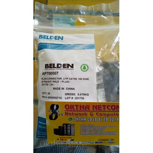 Jual Belden Connector UTP RJ45 Cat 5e/Konektor RJ 45 Cat5e /AP700007 ...