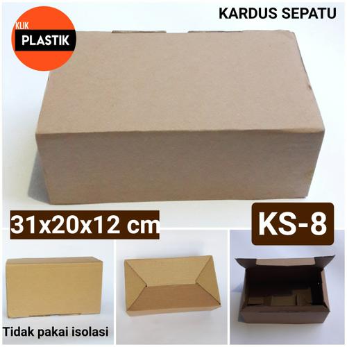 Jual KARDUS SEPATU 31X20X12/BOX KARDUS HP PACKING KOTAK DOS DUS BOX ...