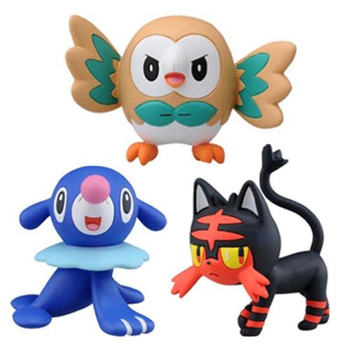 Jual Pokemon Figure Pokemon Takara Tomy Rowlet Litten Popplio - 02 - Jakarta Barat - DKB SHOP ...