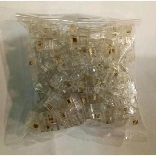 Jual Konektor / Connector Telepon / Telp Tipe RJ 11 Merk Polos ...