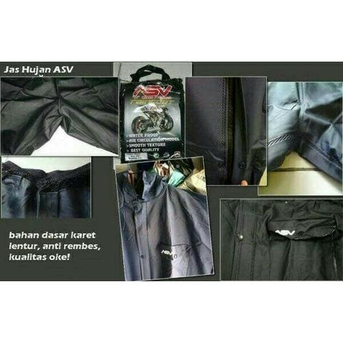 Jual jas hujan ASV bahan karet grade A original 100% dijamin anti ...