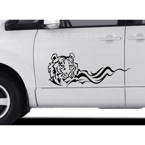 Jual stiker body mobil sticker HARIMAU stiker cutting - Kab. Garut ...
