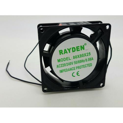 Jual kipas angin listrik fan AC rayden ukuran 80 x 80 x 25 input ac ...