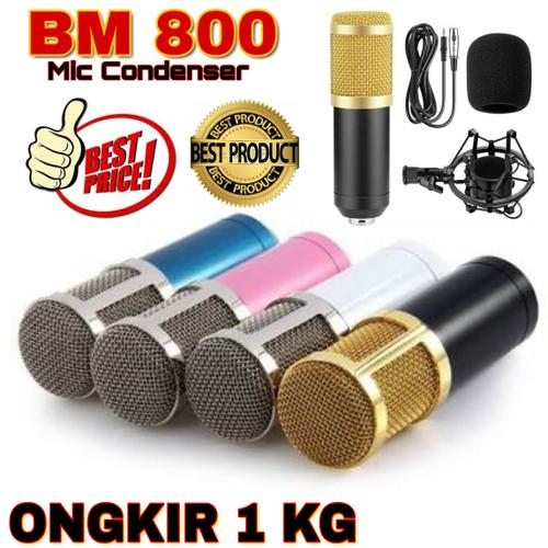 Jual MIC BM 800 CONDENSER TERMURAH - FULL HITAM - Kota Bekasi ...