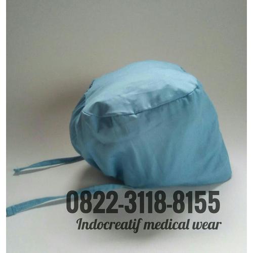 Jual Topi Operasi / Nurse Cap / Pabrik Makanan / Laboratorium Biru Muda ...