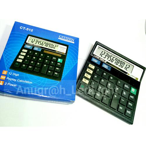 Jual CALCULATOR CITIZEN CT-512 12 DIGIT REPLAY CALCULATION - Kota ...