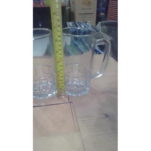 Jual gelas kaca big mug 900ml gelas sogem ganggang gelas jumbo - Kota ...