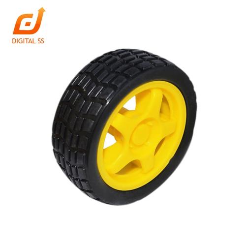 Jual Roda Robot Smart Car Avoider Line Follower Whell Tyre Velg Ban ...