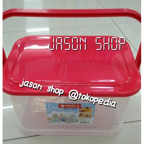 Jual Milky Box Lion star JX-5/Box serbaguna Milky Box transparan/Kotak ...