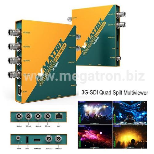 Jual SDI 4x1 Quad-Multiviewer (4 SDI input to 1 monitor) - layar bagi 4 ...