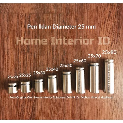Jual Pen Iklan 25 X 30 Stainless Steel Baut Akrilik - Jakarta Barat ...