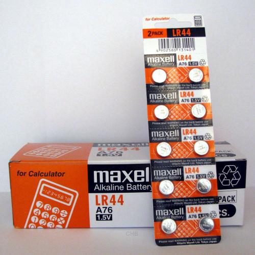 Jual Batre / Batere / Baterai / Battery button kancing Maxell LR44 ...