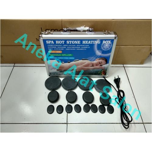 Jual BATU HOT STONE MASSAGE/SET MESIN & BATU STONE 16PCS - Jakarta ...