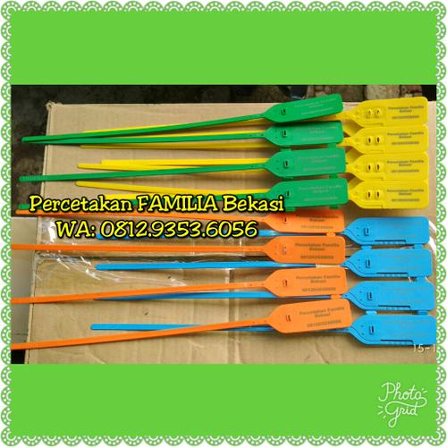 Jual SECURITY SEAL / TALI SEGEL Double Lock + Logo - Kab. Bekasi - CV ...