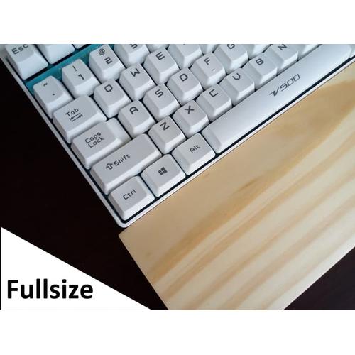 Jual Wood Wrist Rest For Full Size Mechanical Keyboard - Natural - Kab ...