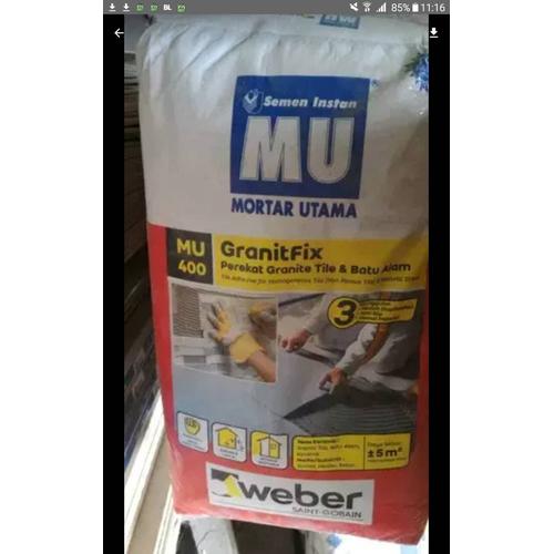 Jual semen instan MU MORTAR UTAMA MU400 MU420 MU200 MU800 MU480 MU700 ...