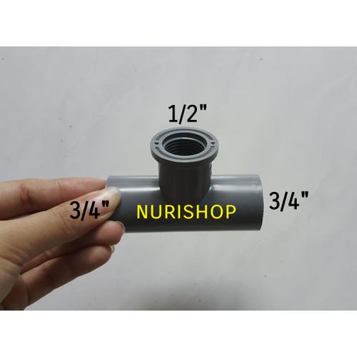 Jual Tee drat dalam1/2 x 3/4 inch T drat dalam faucet tee 1/2" x 3/4" Jaya - Kota Surabaya ...
