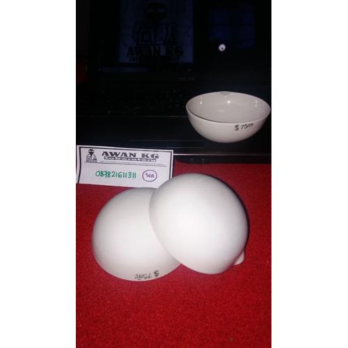 Jual Cawan penguap cawan porcelain 75ml 75 ml porselen evaporating dish ...