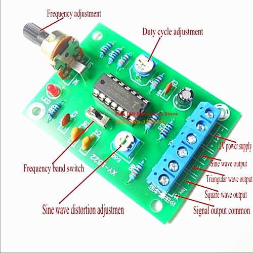Jual ICL8038 High Quality Signal Generator Sine Square Triangle Wave ...