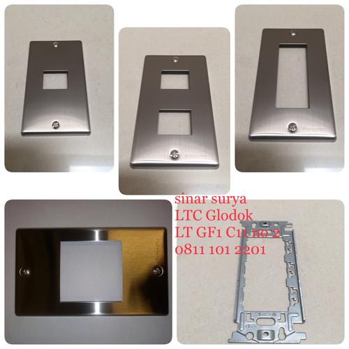 Jual panasonic saklar stopkontak cover stainless - Jakarta Barat ...
