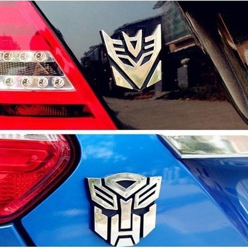 Jual Transformer emblem chrome stiker sticker mobil autobot decepticons ...