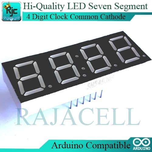 Jual CLOCK LED Seven Segment 7 segmen 0.56" inch Red Common Cathode ...