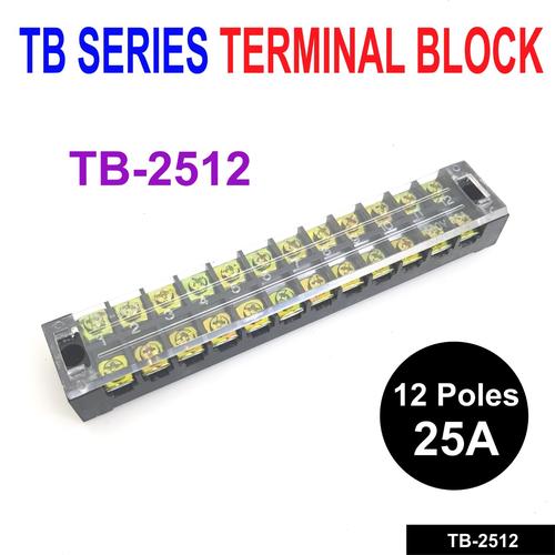 Jual Terminal Block Kaca 12 pole 25A TB-2512 - Jakarta Barat - Raynelle's Online Shop | Tokopedia