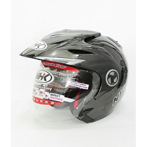 Jual HELM NHK AVIATOR SOLID GUNMETAL - Jakarta Timur - bms new 19 ...