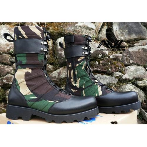 Jual Sepatu PDL Ninja Titans Loreng Malvinas Kulit - Tentara NKRI ...