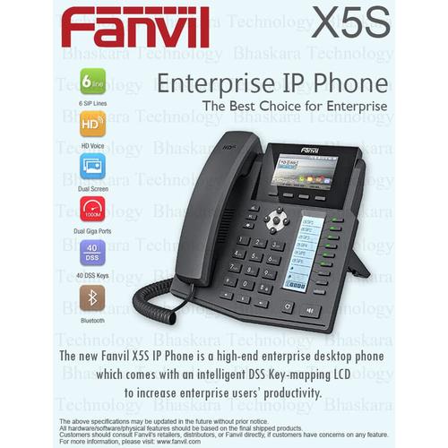 Jual IP Phone FANVIL X5S Enterprise IP Phone - Kota Semarang - Bhaskara ...