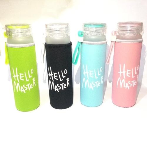 Jual Botol Kaca "Hello Master" Botol minum - Jakarta Pusat ...