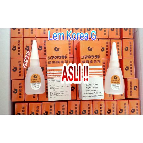 Jual Lem Korea G asli original Lem super Best Quality besi keramik dll ...