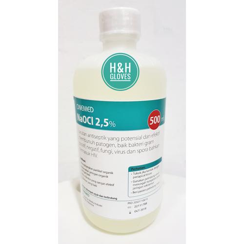 Jual Naocl 2,5% / Cairan Dental / Naocl - Jakarta Barat - H&H gloves ...
