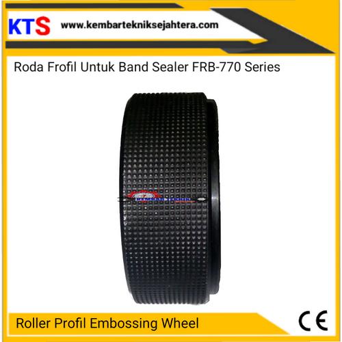 Jual Roda Besi motif / Roller Embossing Wheel Mesin Band Sealer FRB-770 ...