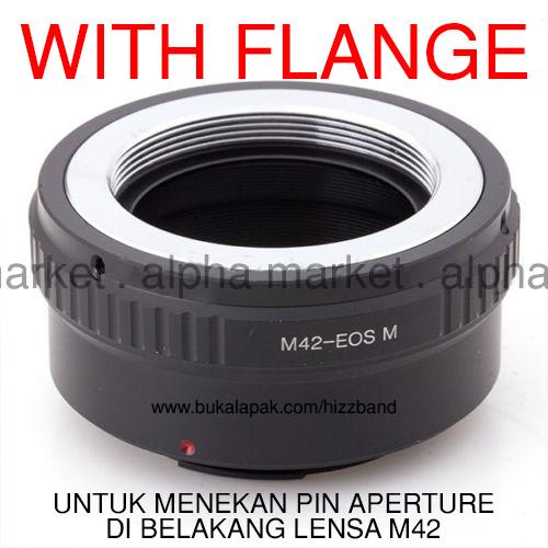 Jual Adapter lensa M42 To Ke Canon EOS M M3 M10 M5 M6 M50 M100 ...