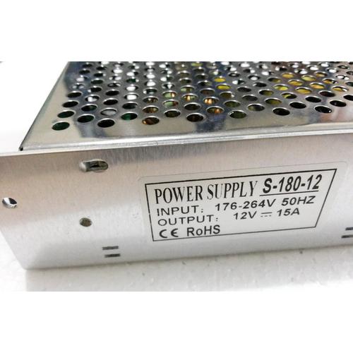 Jual Adaptor 12V 15A Power Supply Switching LED Jaring 15 Ampere 12 ...