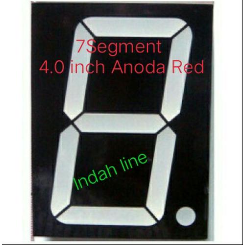 Jual Seven Segment 4 inch 7 Segment 4" Segmen Anoda Merah - Kota ...