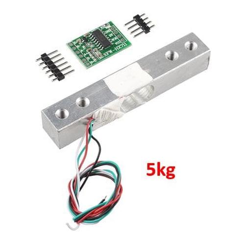 Jual Sensor berat Load Cell 5 kg / 5kg Weight + HX711 24bit ADC Driver ...