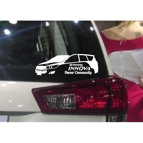 Jual Cutting Stiker Toyota Innova Owner Community Sticker Kaca Mobil ...
