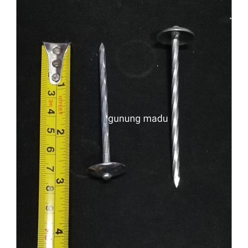 Jual PAKU PAYUNG 7 CM PER KG / PAKU SENG ASBES 3 INCH 3" 7CM - Jakarta ...