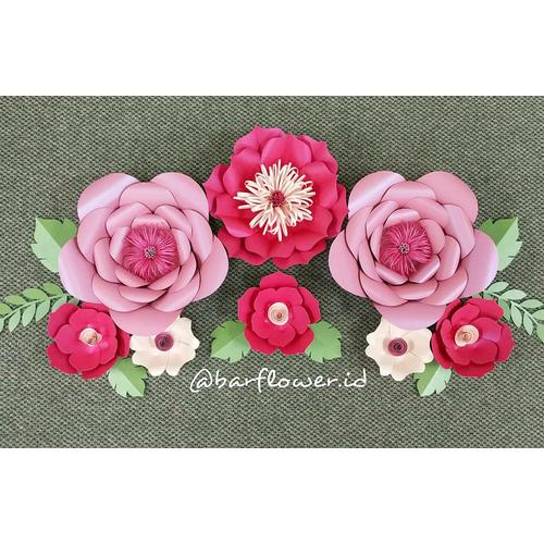 Jual Paper Flower Backdrop dekorasi bunga kertas - Jakarta Selatan ...