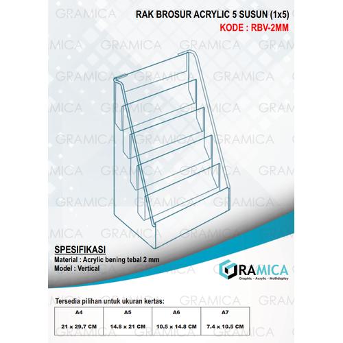 Jual Rak Brosur 5 Susun (A4) - Jakarta Pusat - GRAMICA | Tokopedia