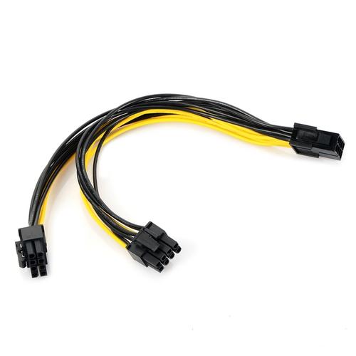 Jual Kabel power VGA adapter 6 pin to dual 8 pin (6+2) pcie pci-express ...