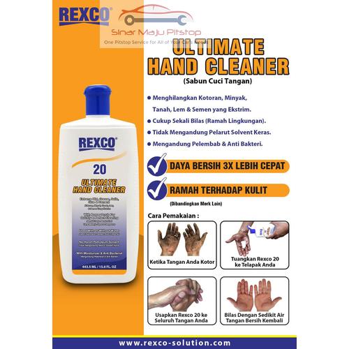 Jual Gel Cuci Tangan Setelah Ganti Oli - REXCO 20 ULTIMATE HAND CLEANER ...