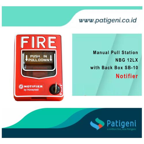 Jual Manual Pull Station NBG-12LX with Back Box SB-10 Notifier - Kota ...