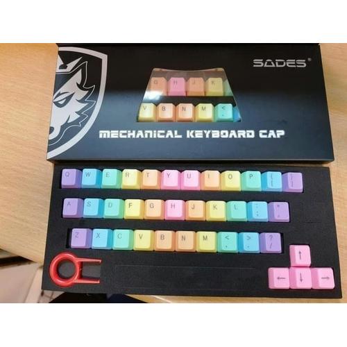 Jual Sades Mechanical Keycaps / Nuts Rainbow + Key Puller ORIGINAL ...