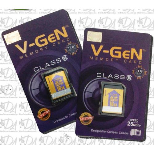 Jual Memori kamera memory card Sdhc V-gen 16gb Class 6 ori original ...