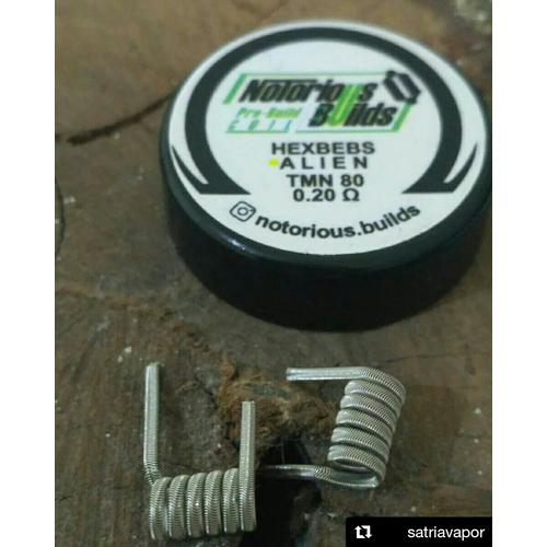 Jual Alien Coil by@Notorious.Builds For HexOhm V2/V2.1/V3 TMN80 0.20 ...
