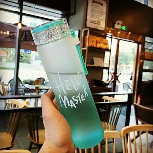 Jual BOTOL MINUM KACA HELLO MASTER + FREE POUCH (TOSCA) - Ungu ...